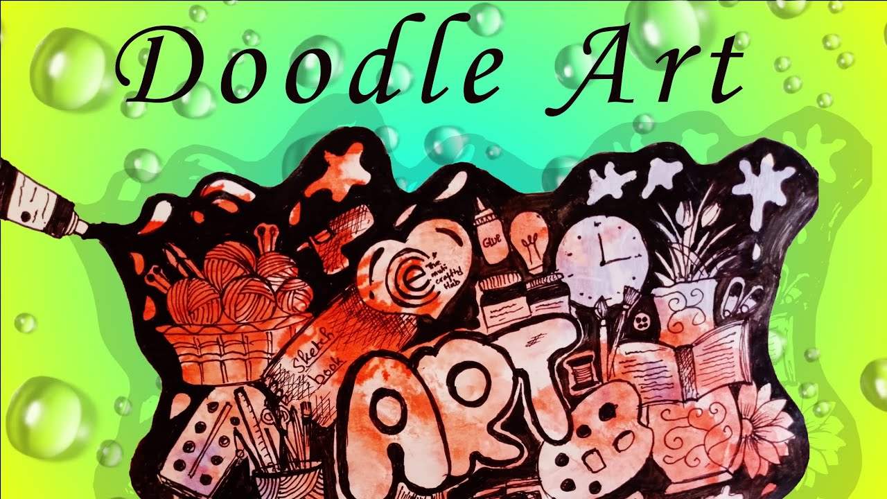 Trying Doodle art |How to draw doodle |Doodling |@ArtbyEman - YouTube