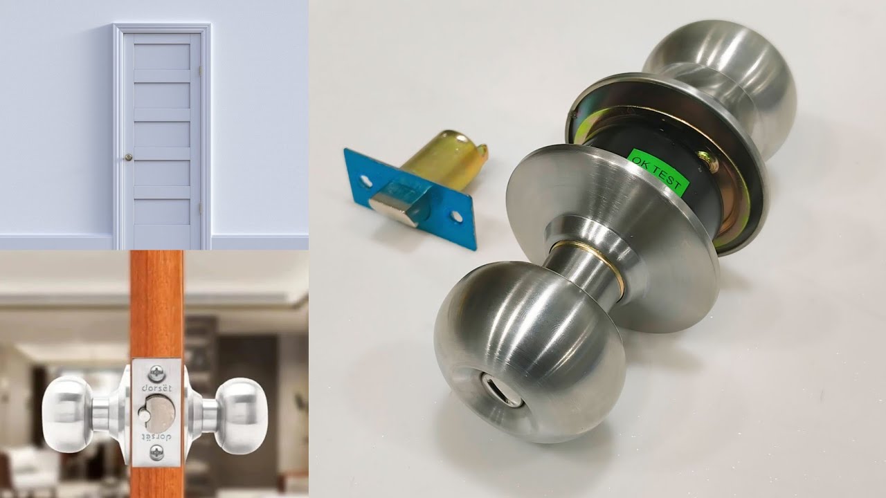 Cylindrical Lockset Without Key (Dorset) Cylindrical Lock For Bathroom ...