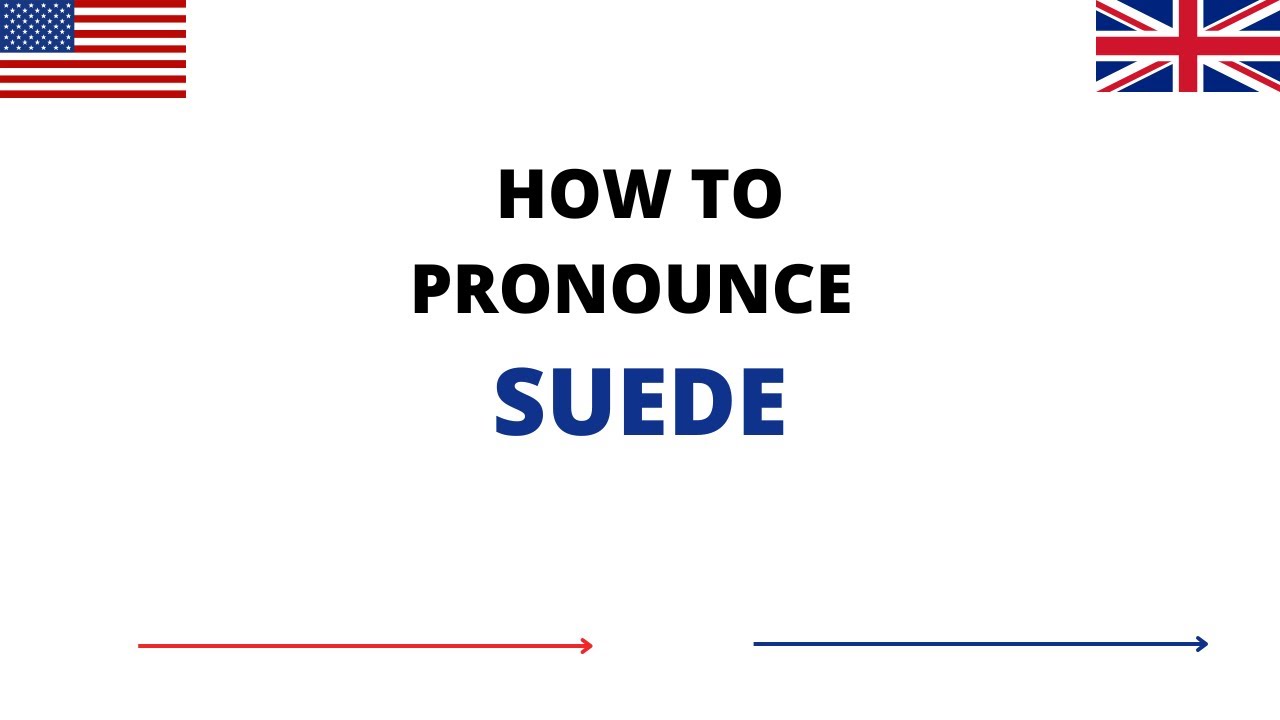 How To Pronounce SUEDE Brand In English | SUEDE Pronunciation How To ...