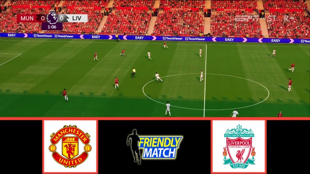 MANCHESTER UNITED VS LIVERPOOL | CLUB FRIENDLIES 2024 | FOOTBALL LIFE ...