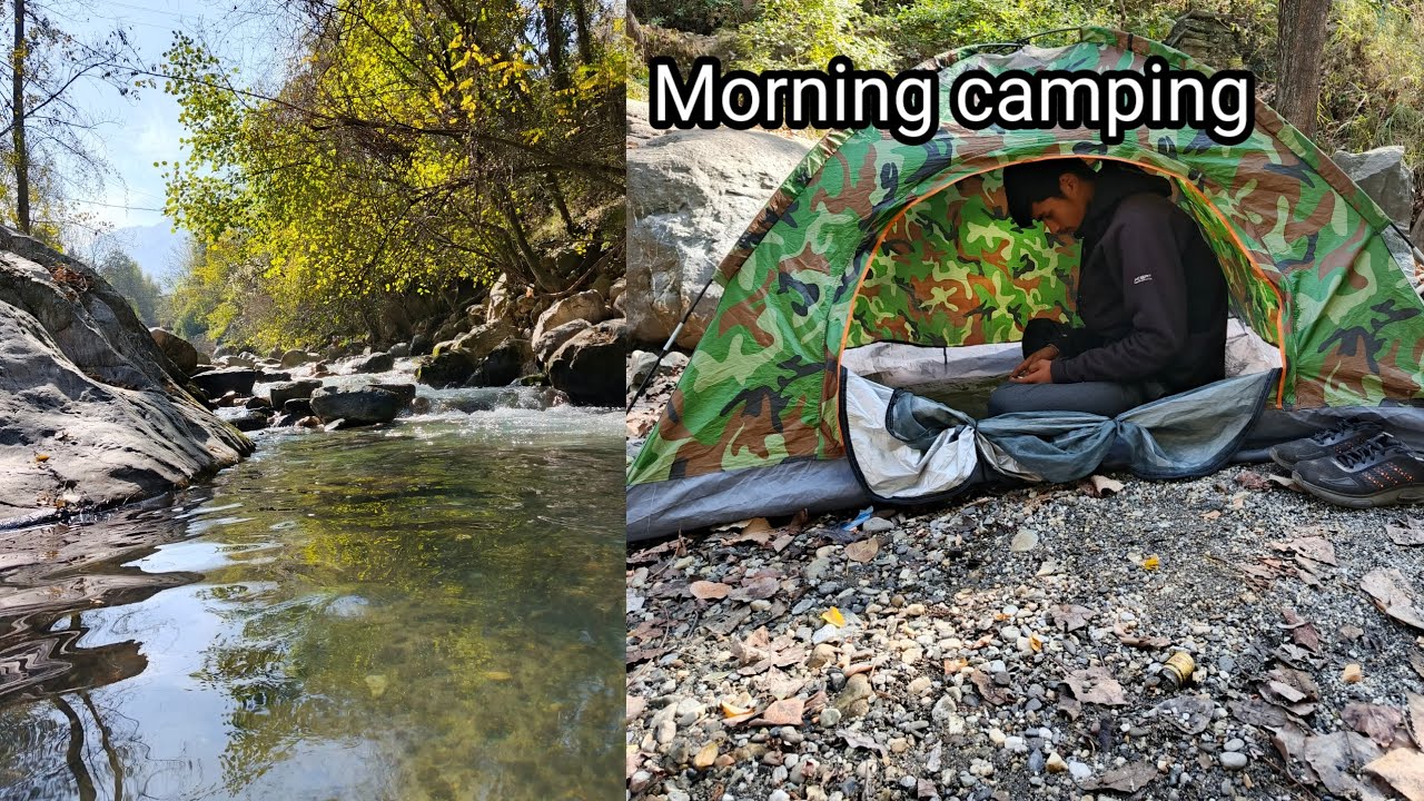 morning duo camping with Vicky ⛺⛺⛺ - YouTube