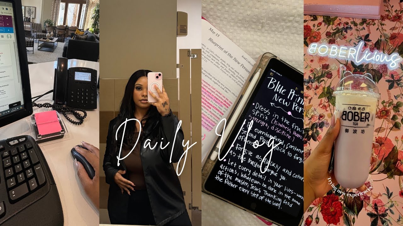 DAILY VLOG🤍 working a 9-5, Living a soft life through Christ, new ...