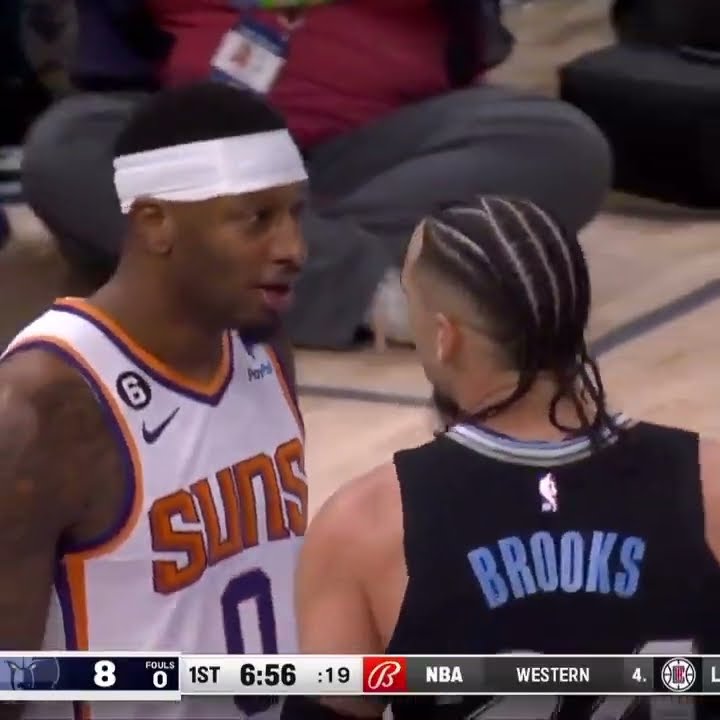 Torrey Craig and Dillon Brooks gets face to face 😐 - YouTube
