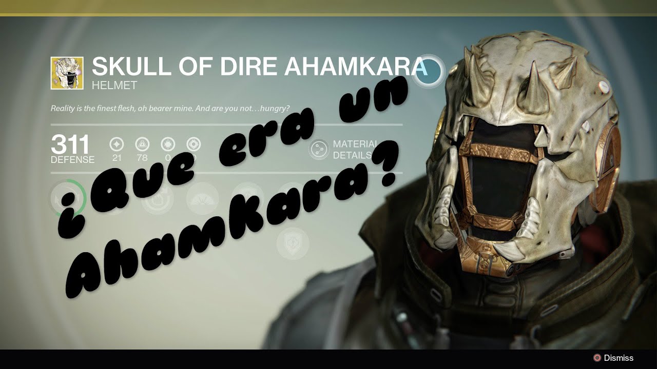 Destiny | ¿Que es un Ahamkara? - YouTube