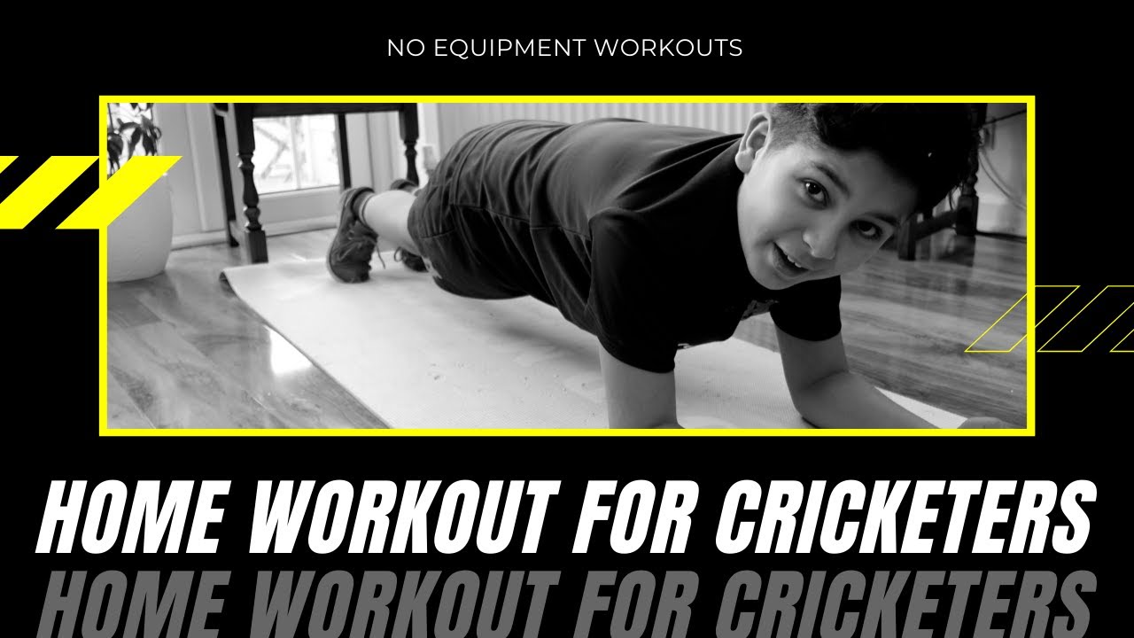 🏏 Exercise Routines for Cricketers | Home Workout 2021 - YouTube