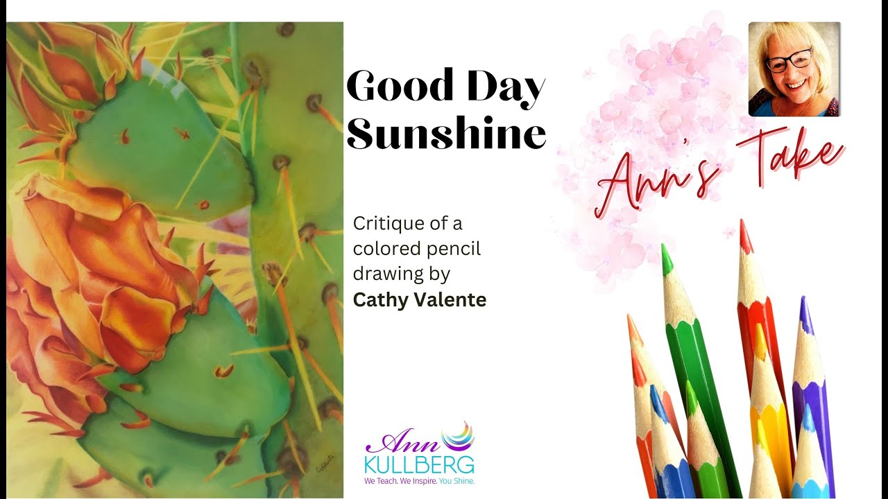 What works? What doesn't? Colored pencil artwork by Cathy Valente - YouTube