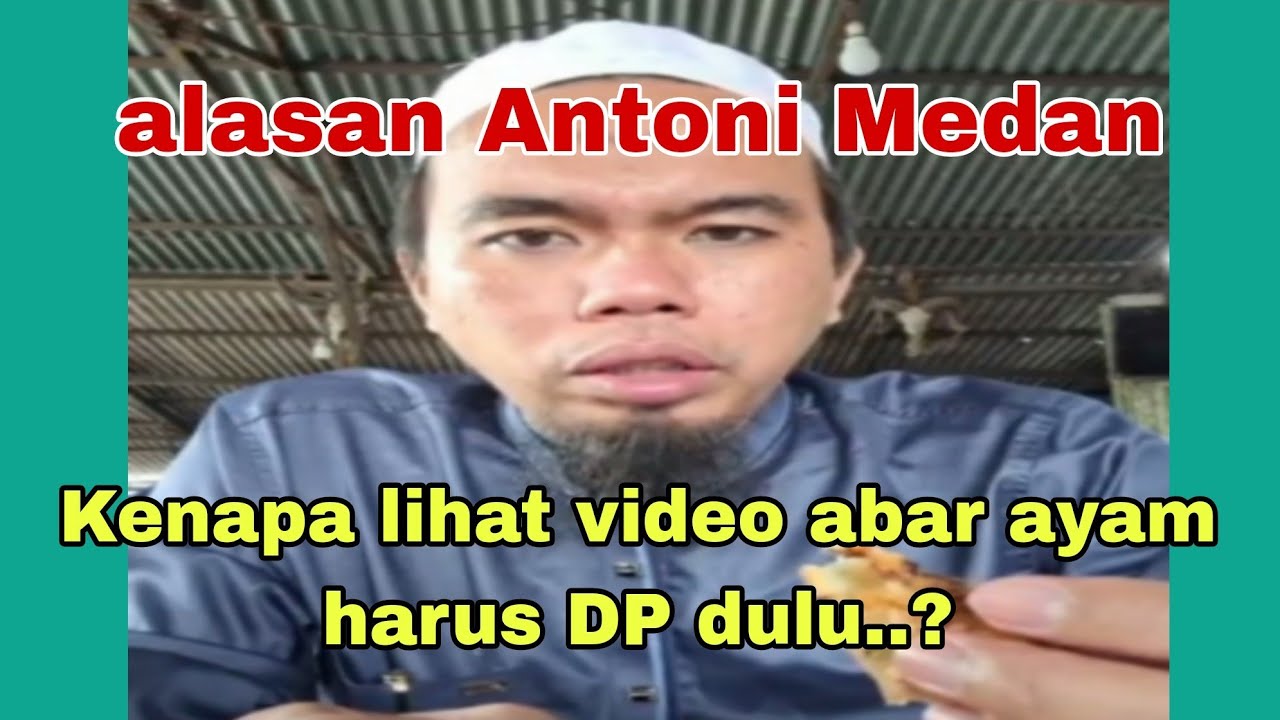 mau vide0 abar harus DP dulu kata antoni - YouTube