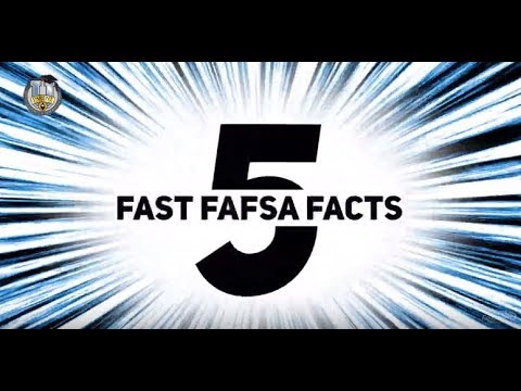 5 FAST FAFSA FACTS - YouTube