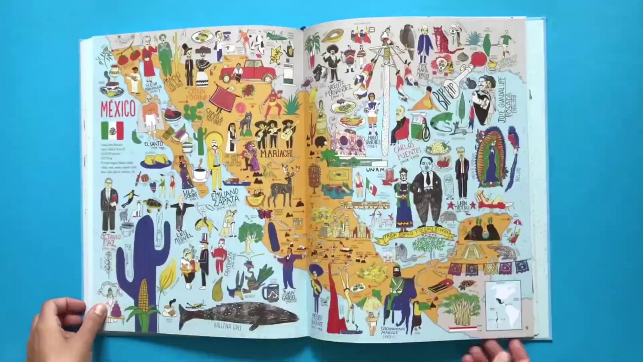 Cuéntamelo Books: Atlas Americano (Timelapse) - YouTube