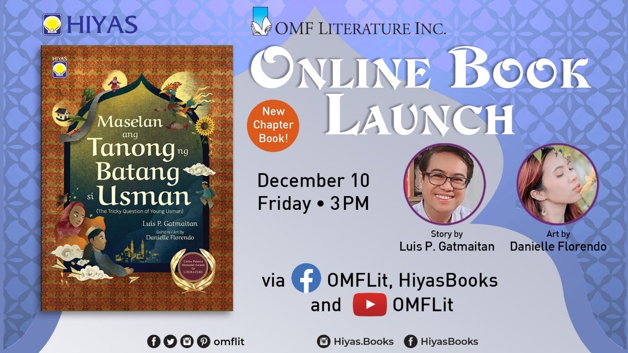 Online Launch: Maselan ang Tanong ng Batang Si Usman w/ Luis Gatmaitan & Danielle Florendo - YouTube