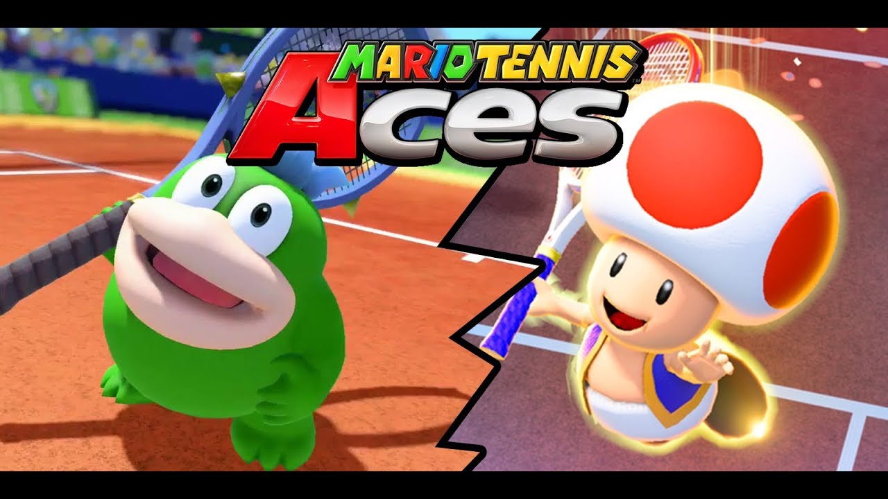 Mario Tennis Aces Online Tournament - Intense Match Spike vs. Toad ...