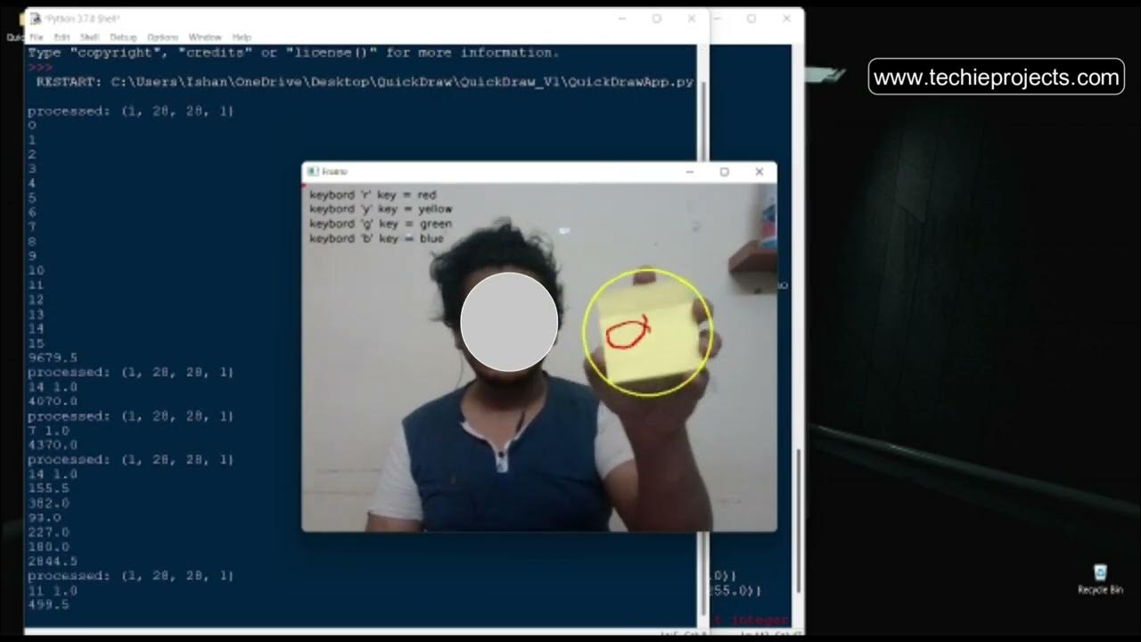 Virtual Painting using OpenCV Python | Computer Vision Projects - YouTube