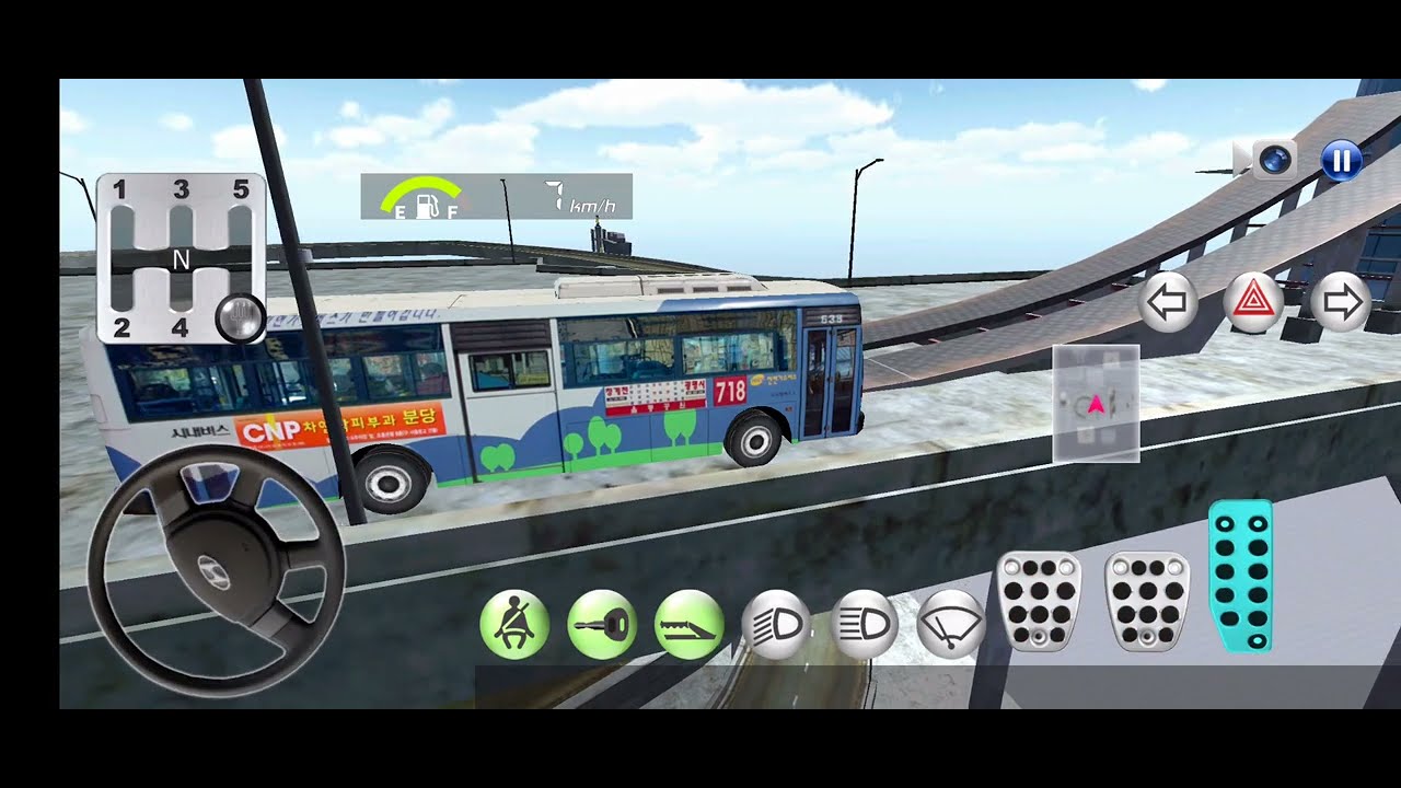 3D Driving Class Simulator Gameplay Full HD Quality Video. Driving Bus ...