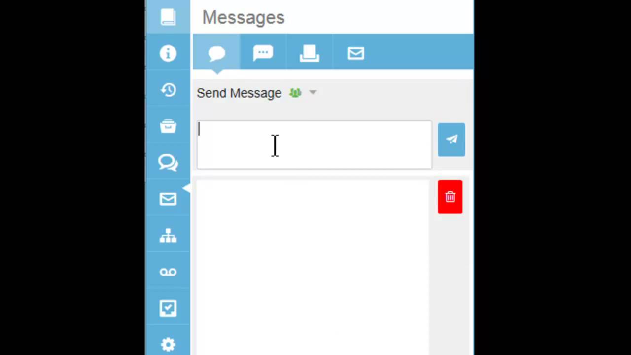 Contact Center Send an Instant Message - YouTube