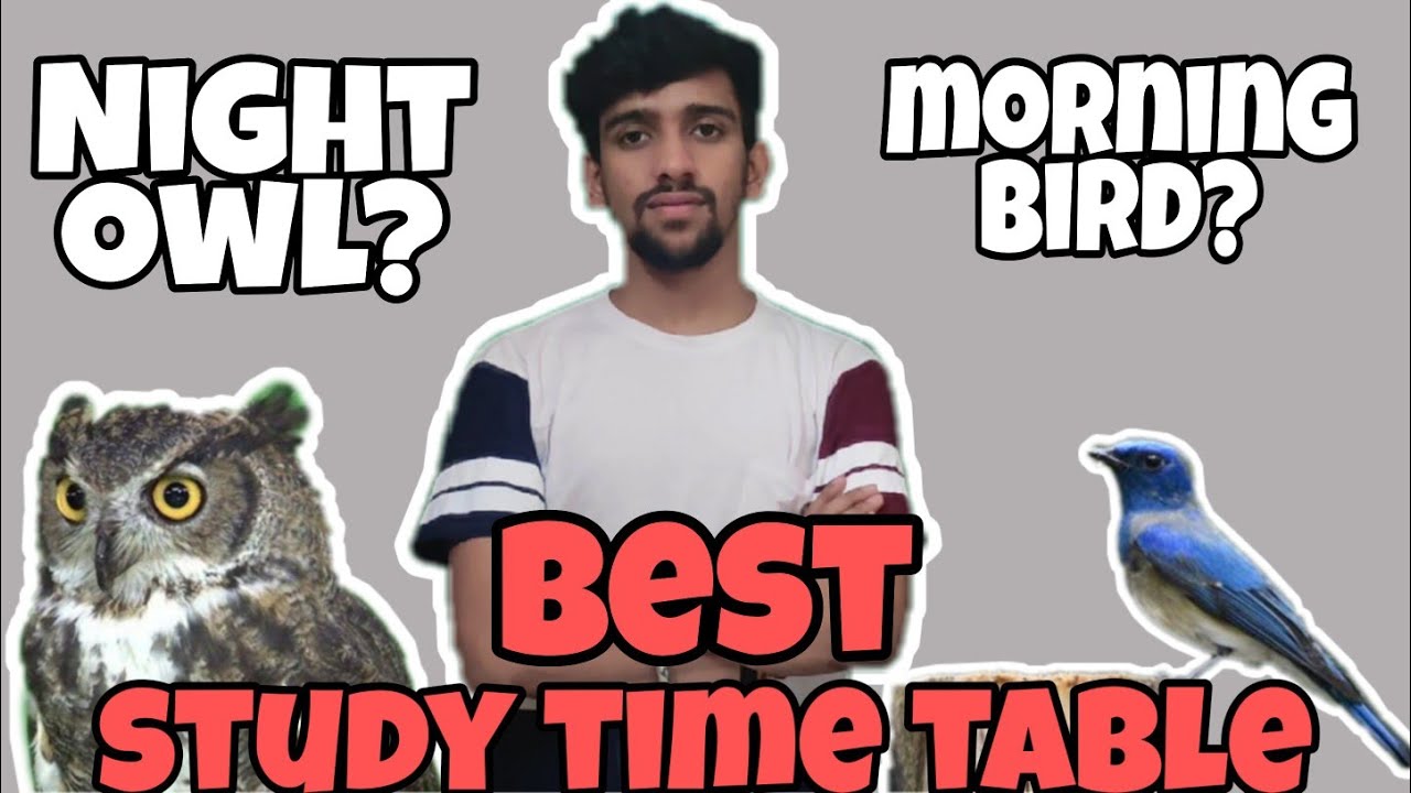 BEST STUDY TIME TABLE | TOPPER'S STRATEGY OF SUCCESS - YouTube