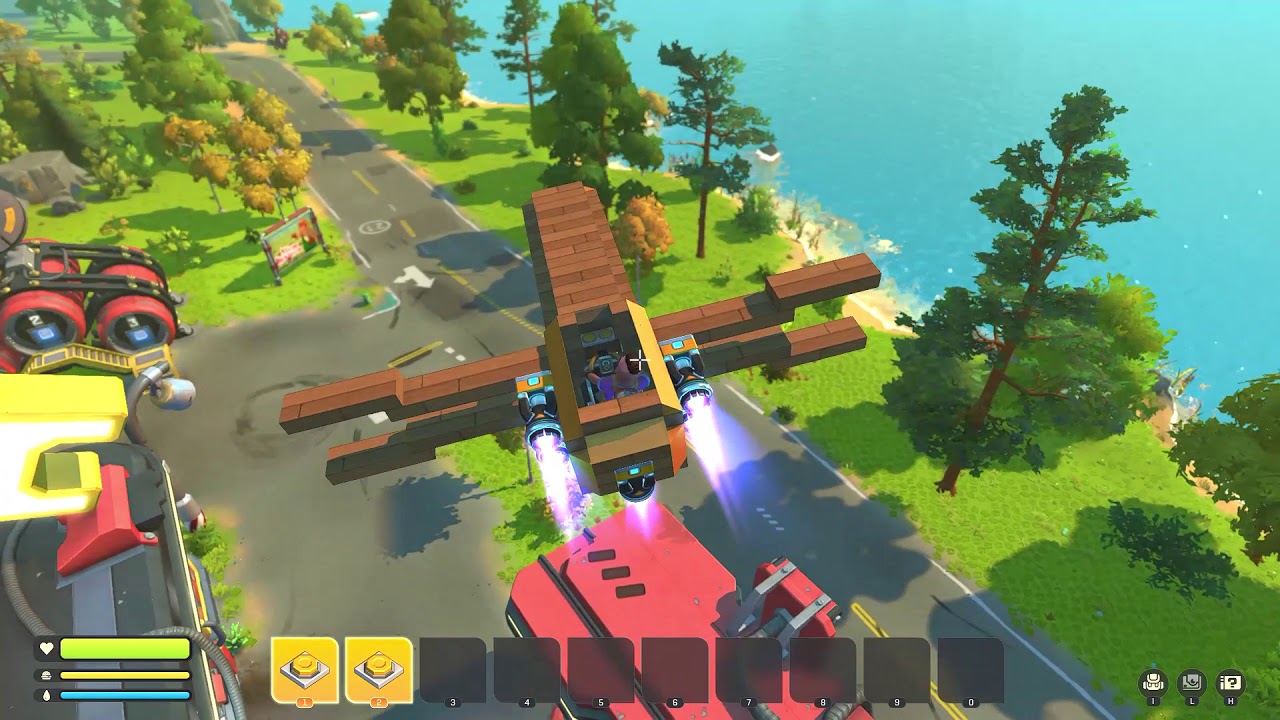 I made an x wing in scrap mechanic - YouTube