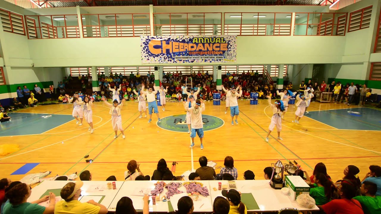 Sports Day & Cheer Dance competition - 3rd place Blue Team - YouTube