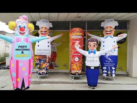 gel gel balon maskot adam