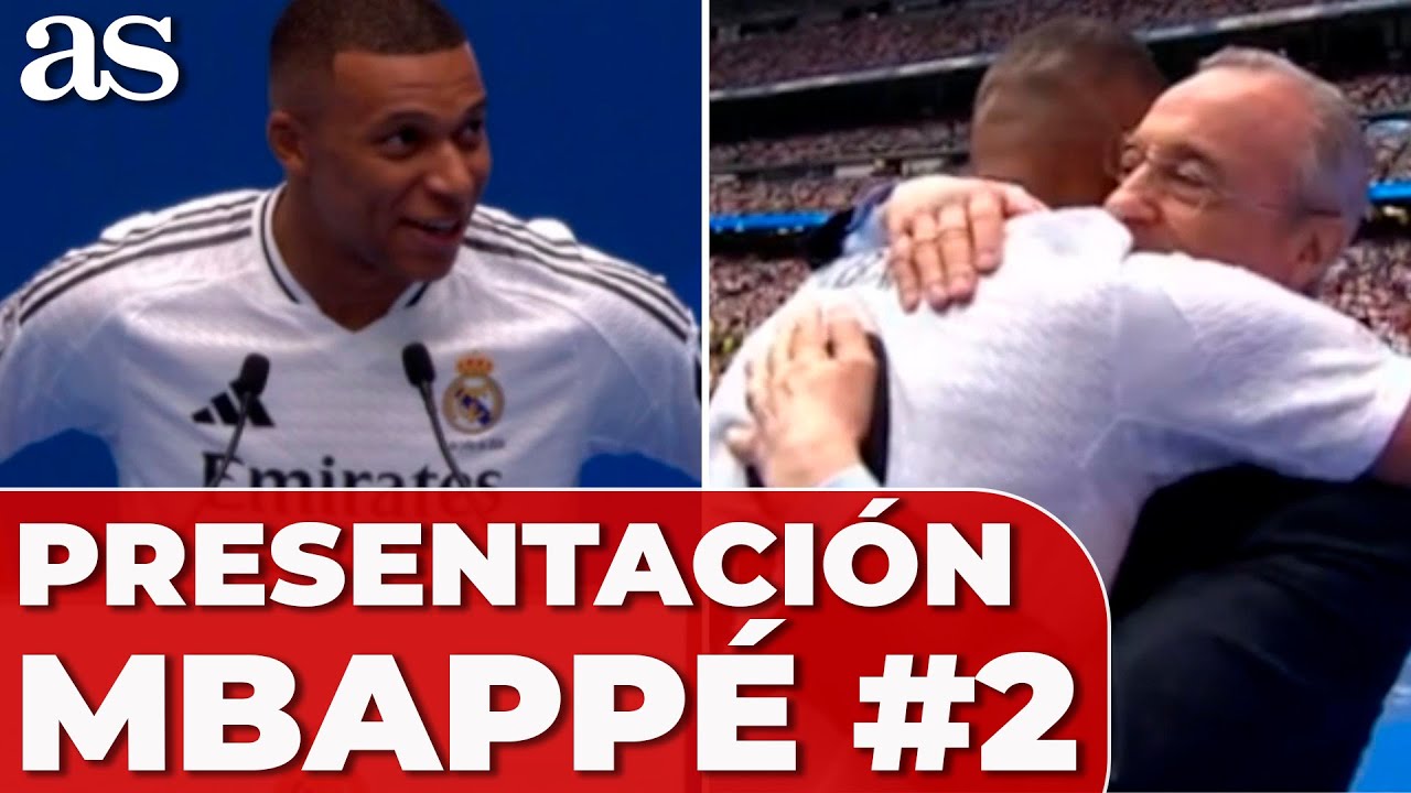 KYLIAN MBAPPÉ, PRESENTACIÓN COMPLETA #2 : "HALA MADRID", DISCURSO ...