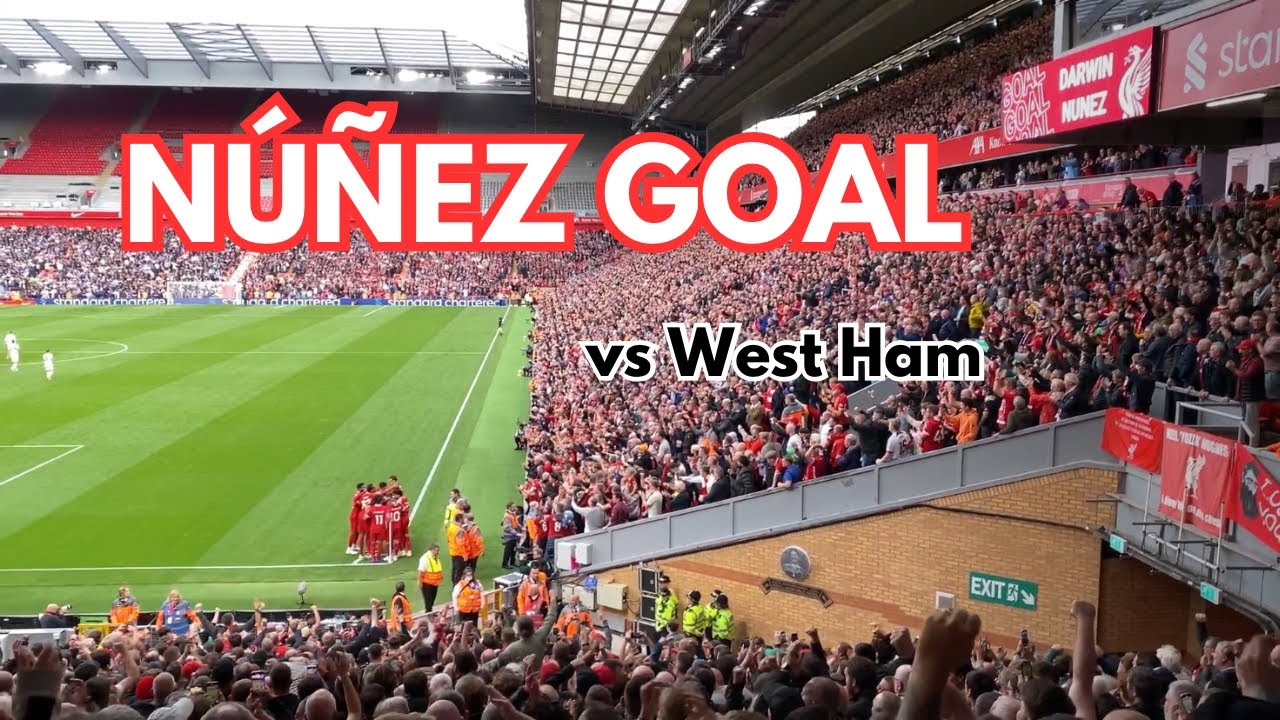 What a strike by Núñez!! His celebration, Jota’s Chant and Jurgen’s 👊👊👊 ...