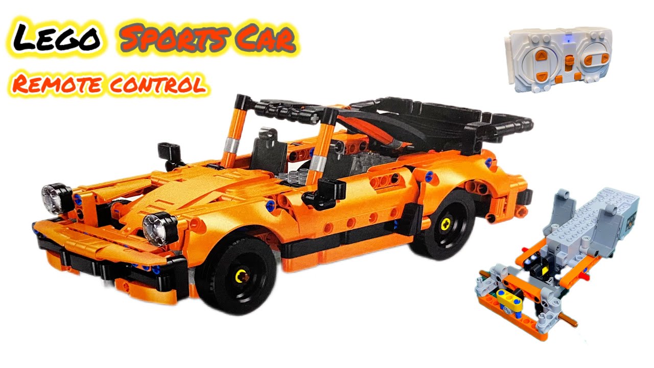 How To Make A Lego Technic Sports Remote Control Car Tutorial Step By ...