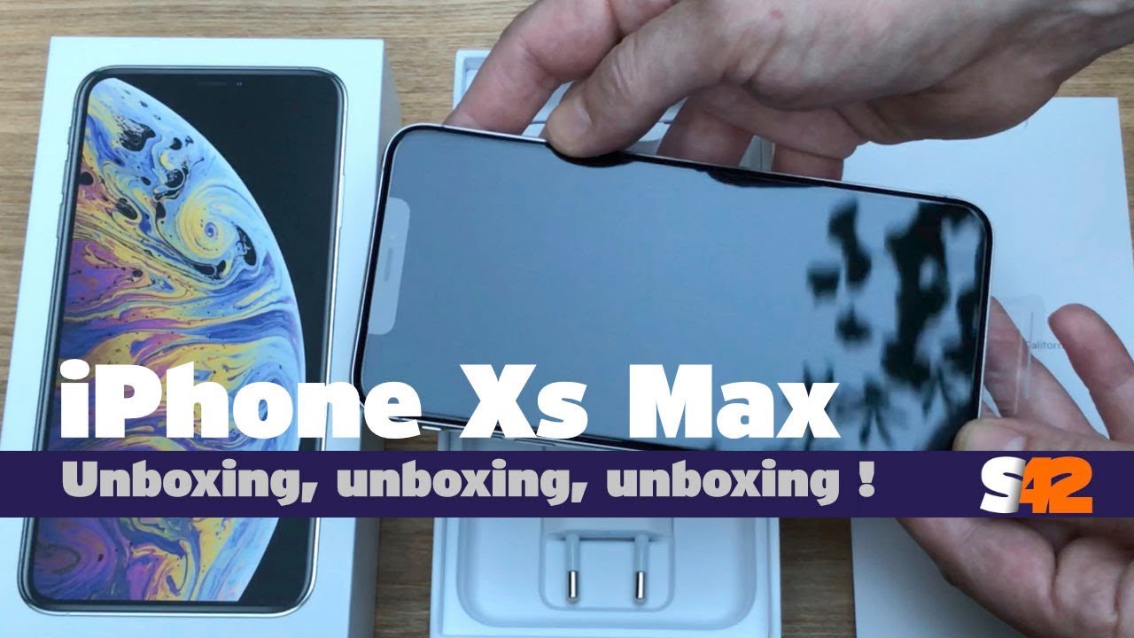 iPhone Xs Max Unboxing - YouTube