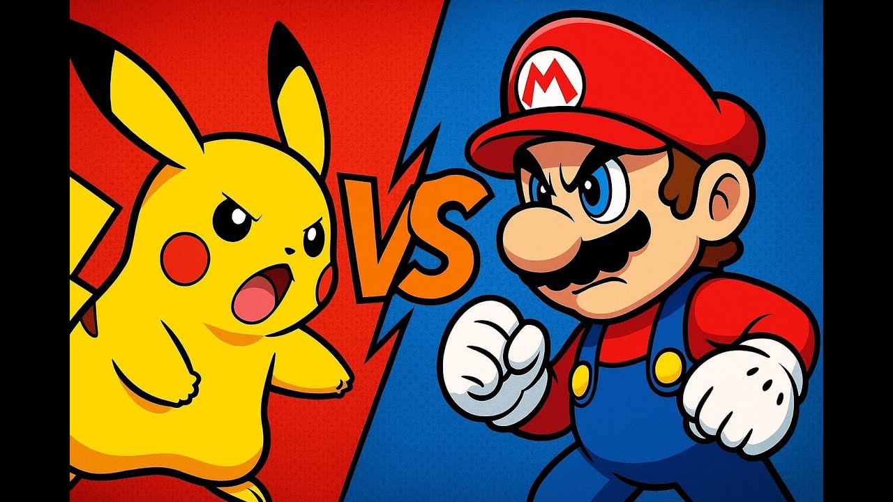 Pikachu Vs Mario - YouTube