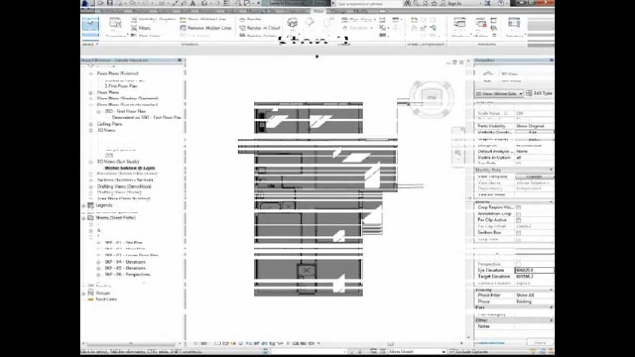 Revit Sun Penetration Diagram - YouTube