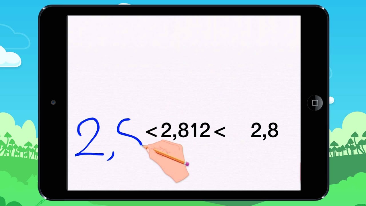 Vidéo 18 Encadre un nombre au dixième près ou au centième près Exemple1 ...