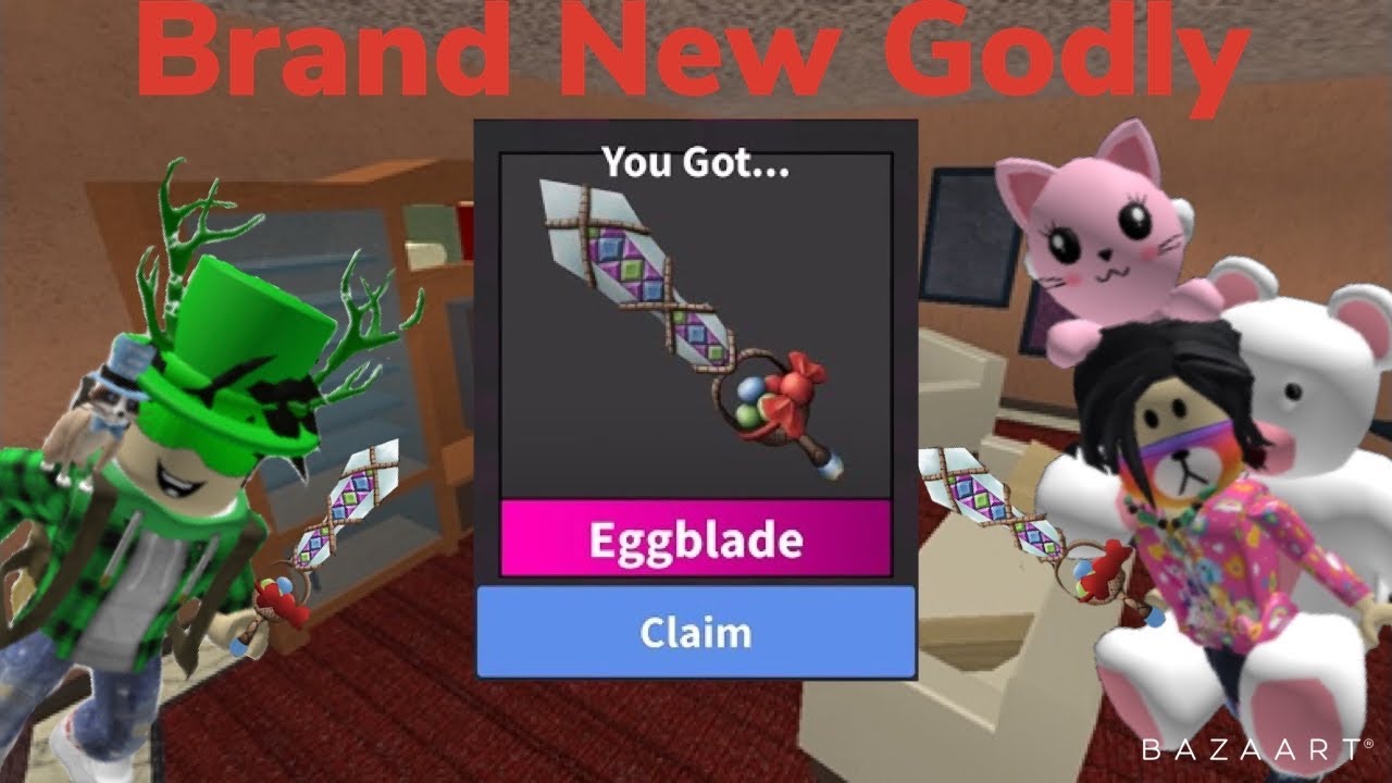 Trading For Eggblade And Using It For The First Time In MM2! (Roblox ...