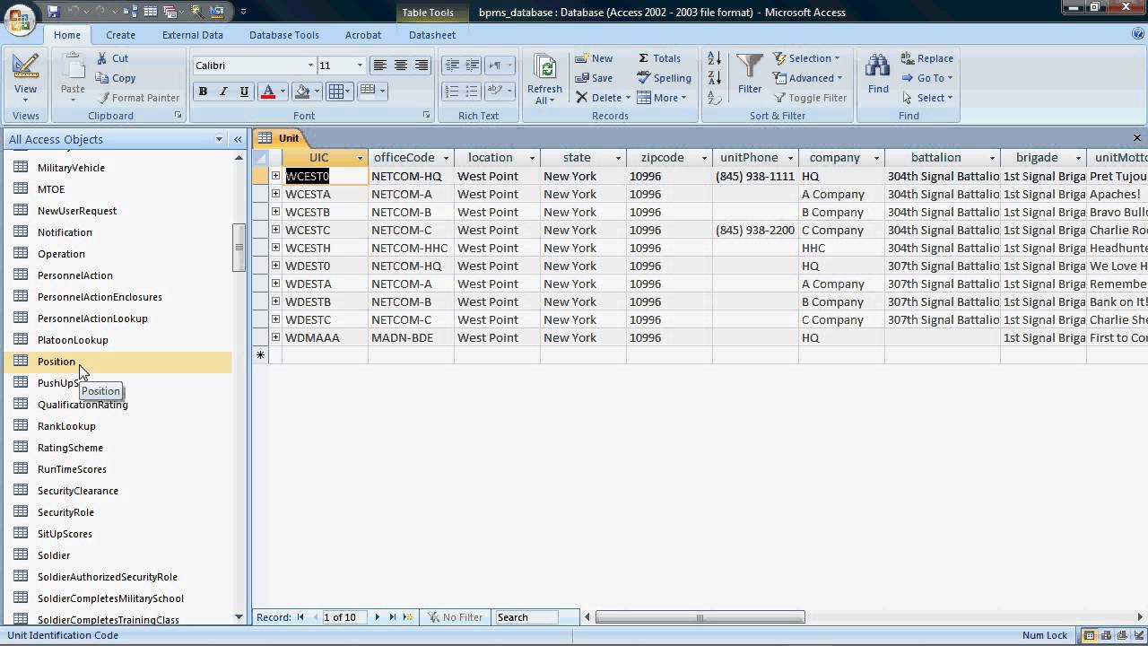 BPMS: Initial Setup of the BPMS Database - YouTube