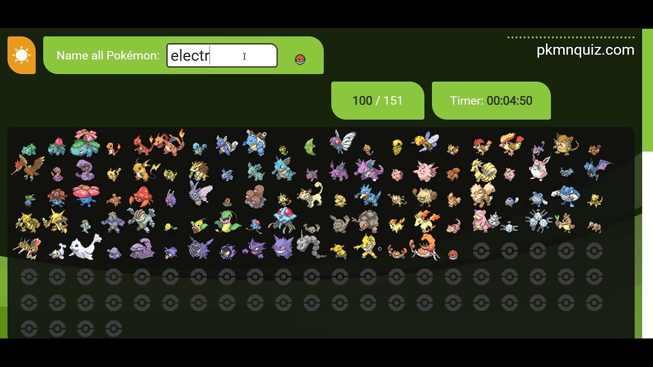 Memorizing the 151 kanto pokemons in pokedex order... can you beat my ...