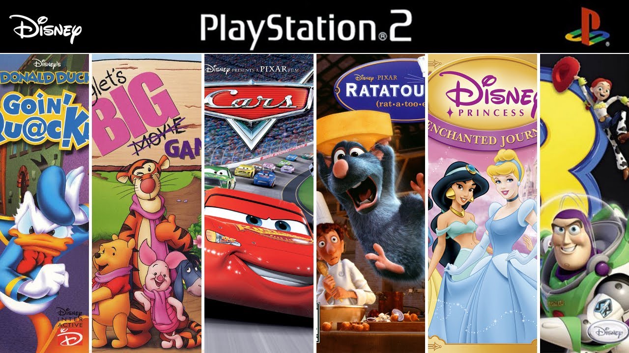 Disney Cartoon Games for PS2 - YouTube