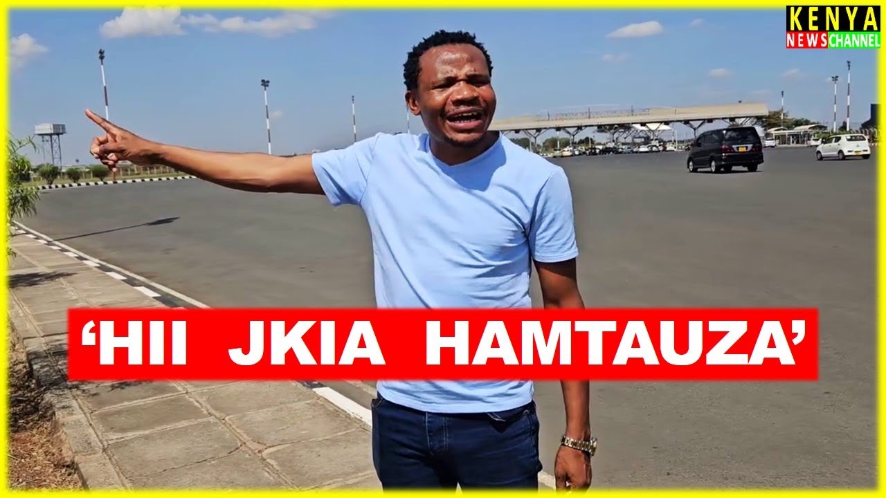 ANGRY MP Salasya STORMS JKIA over Adani Airport takeover deal - YouTube