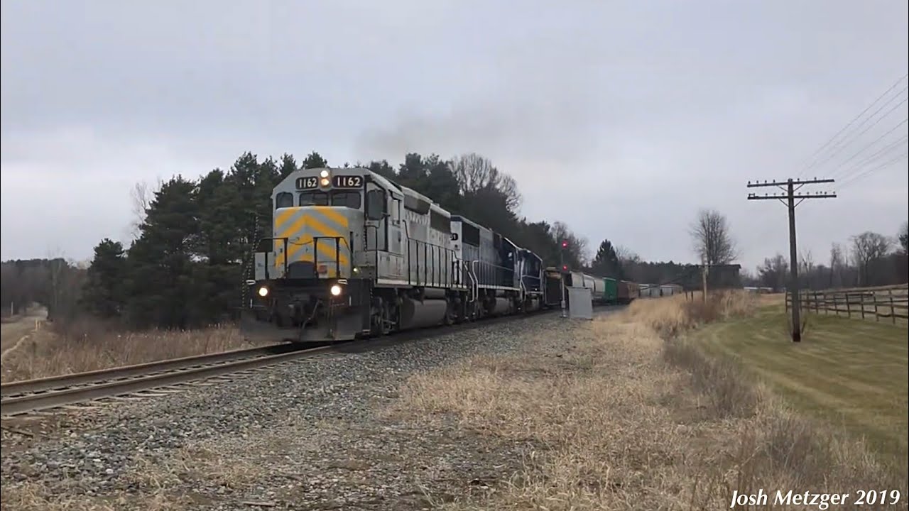 LSRC Z127-27 w/ LSRC GP40-3 #1162, LSRC SD50 #6351, and LSRC GP40M-3 ...