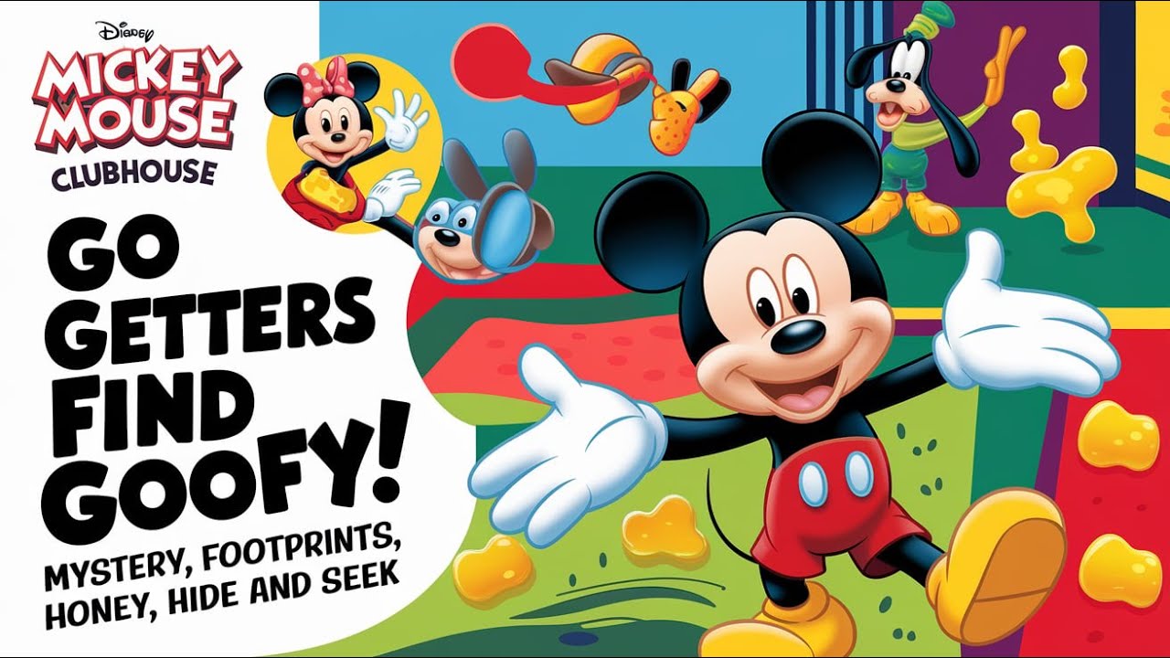 Mickey Mouse Clubhouse: Go Getters Find Goofy! | Mystery, Footprints ...