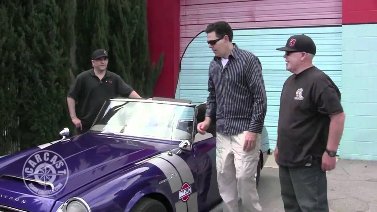 Datsun 1600 Roadster on CarCast with Adam Carolla and Sandy Ganz - YouTube