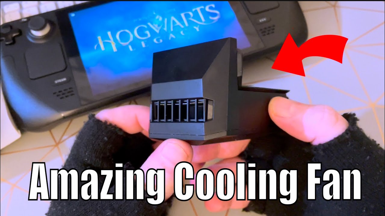 Steamdeck - Best cooling Fan Accessory - Great Results - YouTube
