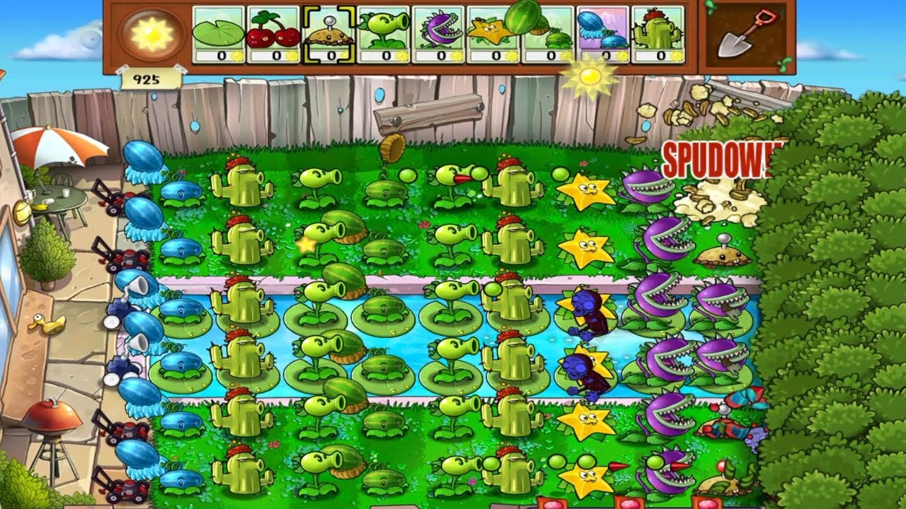 Plants vs Zombies Pool Ep 176 / Pvz hack - YouTube