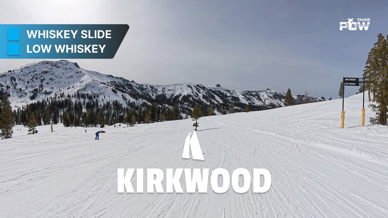 Whiskey Slide to Low Whiskey at Kirkwood – Flowing Intermediate Run ...