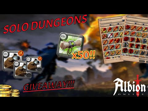 ⚔️X50 T8.0 SOLO DUNGEONS!! // 13M PROFIT!!! 💰// BEST DUNGEON BUILD 🔥🔥 // ALBION ONLINE - YouTube