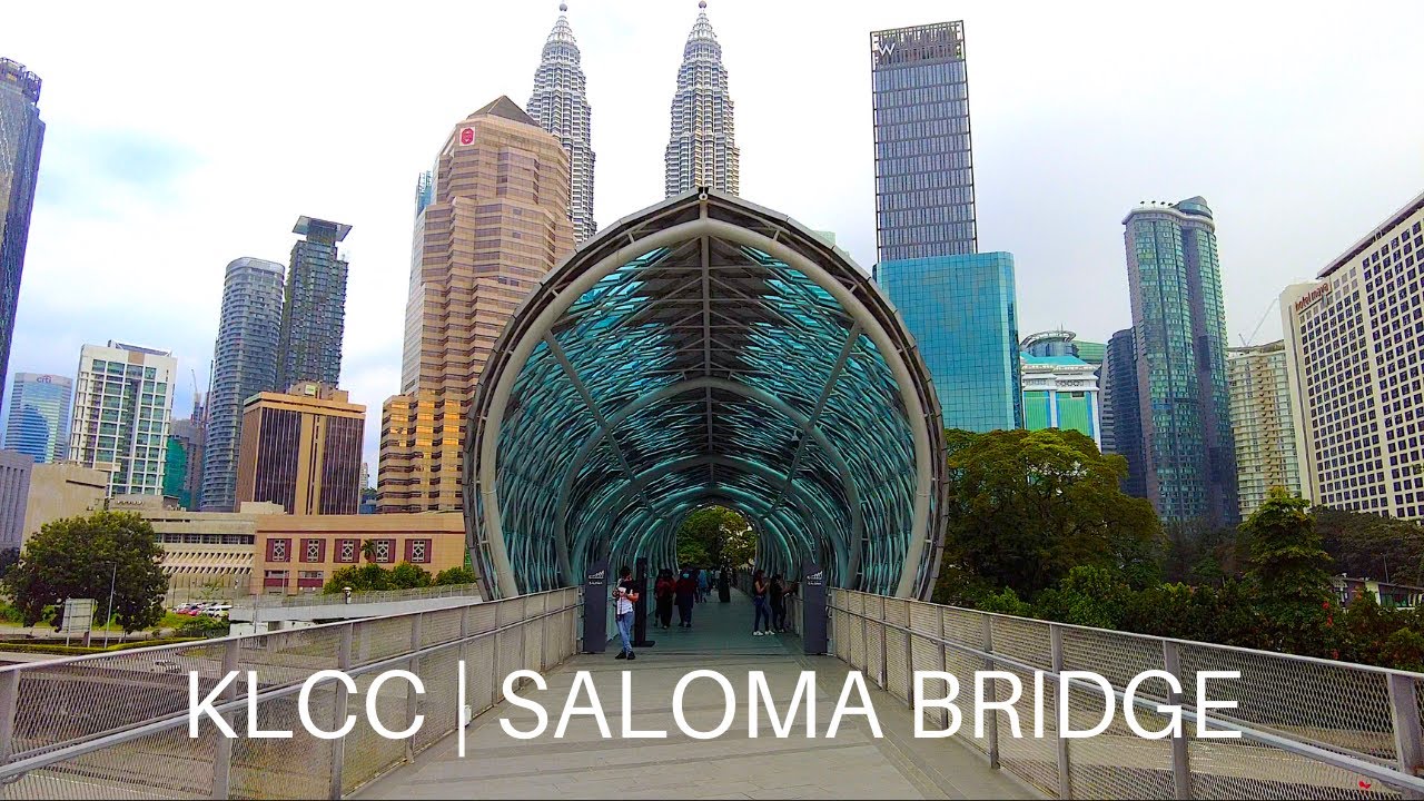 [4K] Evening walk | KLCC to Saloma Bridge, Kuala Lumpur, Malaysia ...