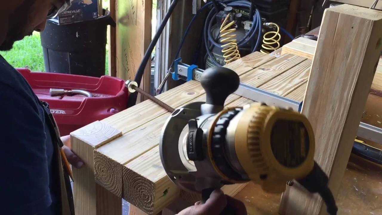 Wood bench 4x4's. Inspire by. DIRESTA - YouTube