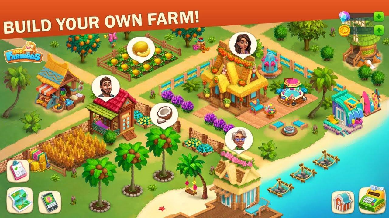 The Farmers: Island Adventure Game | Adorable Farming Game - YouTube