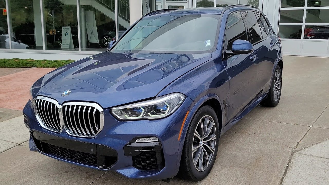 2019 BMW X5 in Phytonic Blue - Loaded! - YouTube