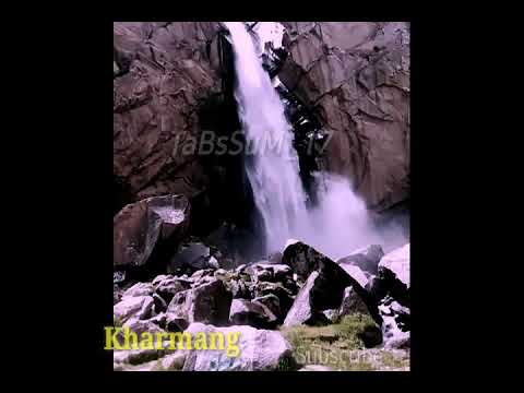 Khomush waterfall kharmang - YouTube