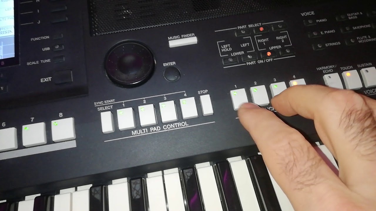 Yamaha PSR A2000 ORG TANITIMI 5 - YouTube