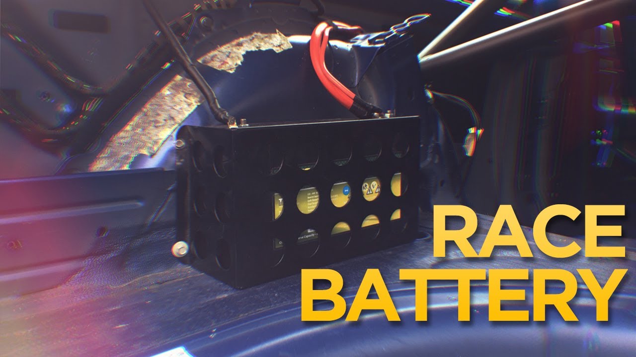 Track R32 Gets a Lightweight Race Battery! - YouTube
