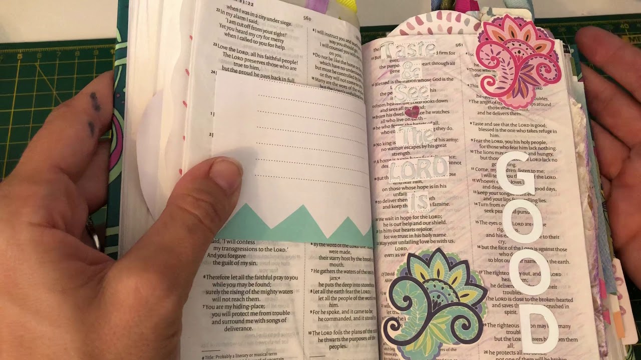 My mini moments with God - Mini Bible journaling - Bible - YouTube