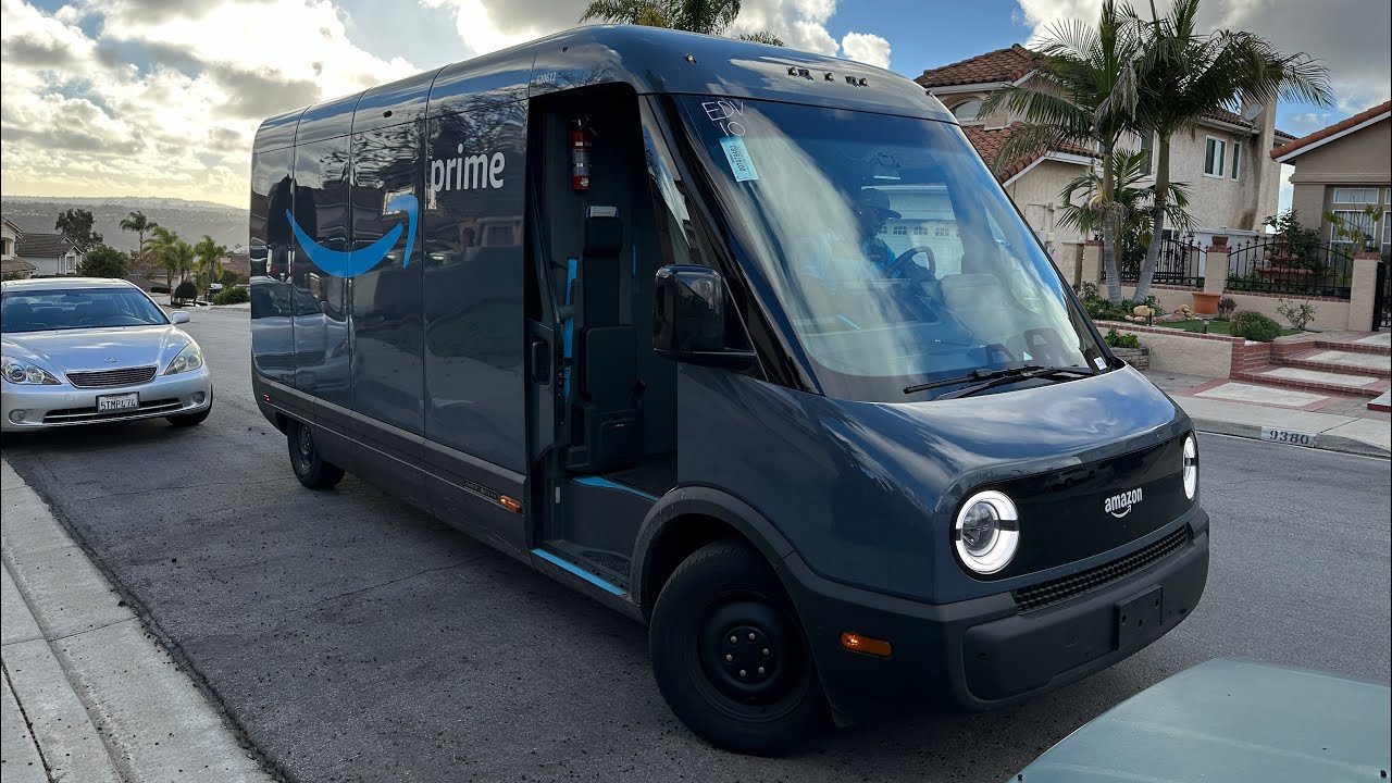 Amazon Prime Rivian Van - YouTube